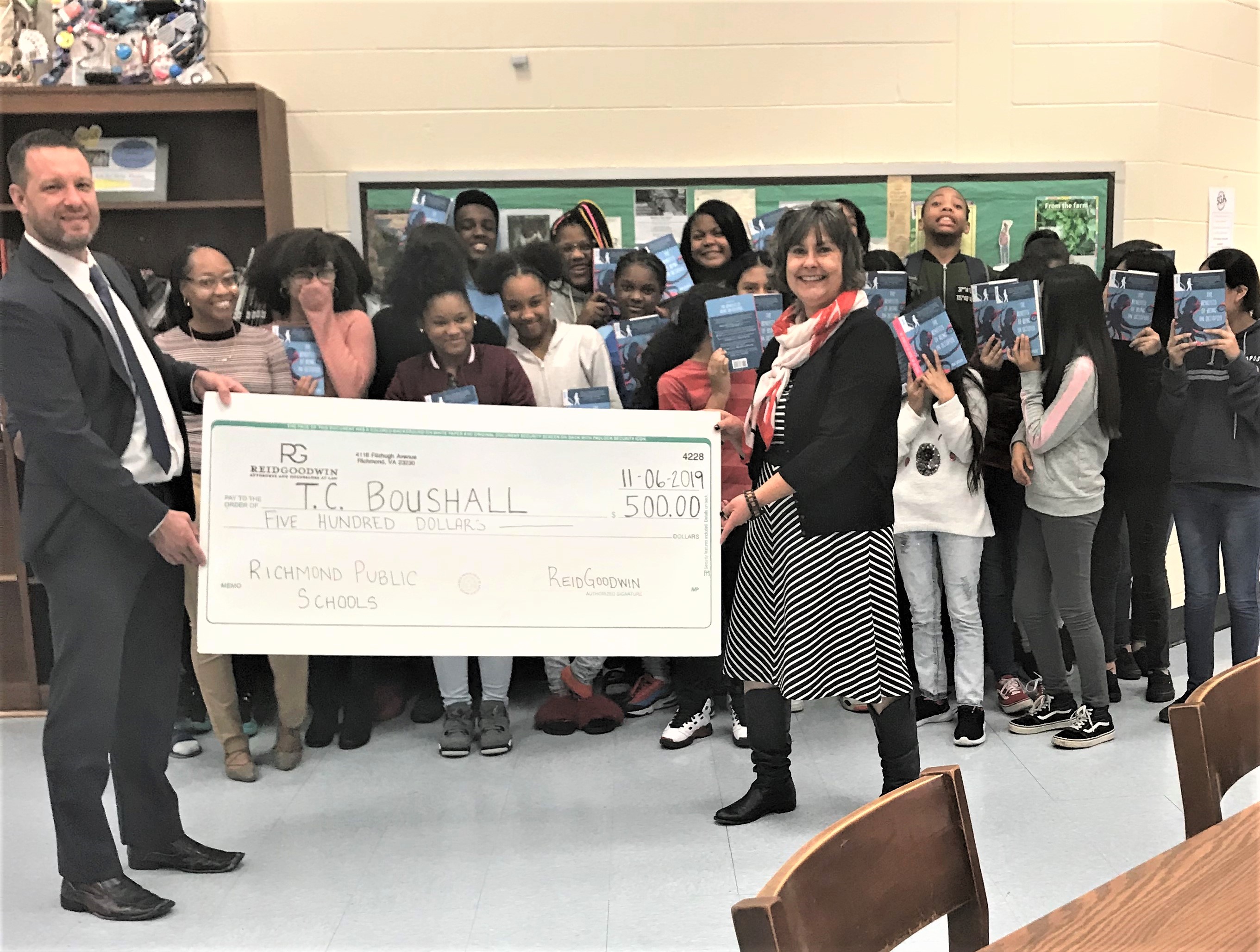 Congratulations to T.C. Boushall Middle School, ReidGoodwin's Reading ...