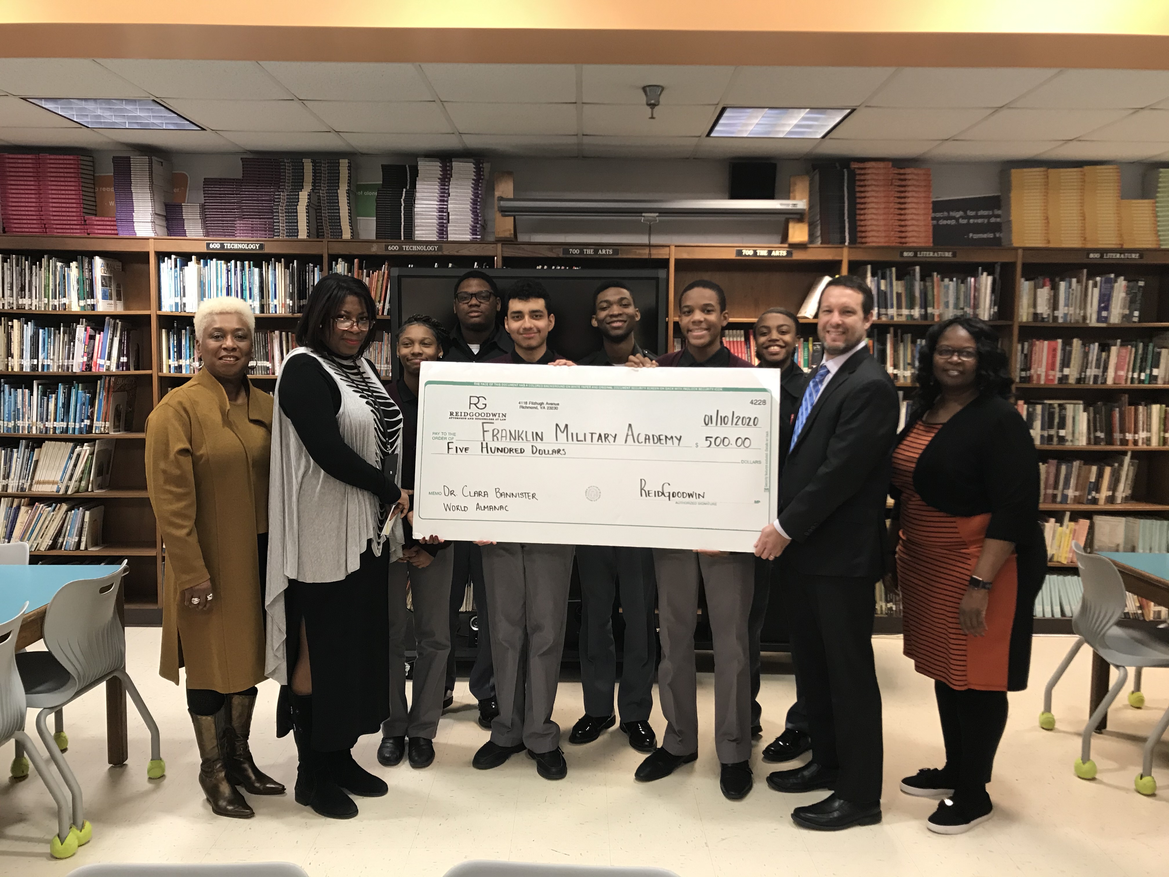 ReidGoodwin Reading Corner Grant- December 2019 Recipient - ReidGoodwin