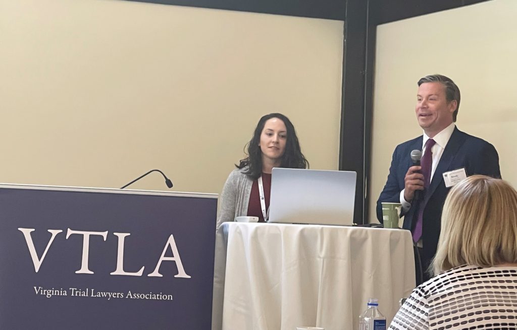 ReidGoodwin speaks at The Virginia Trial Lawyers Association annual ...