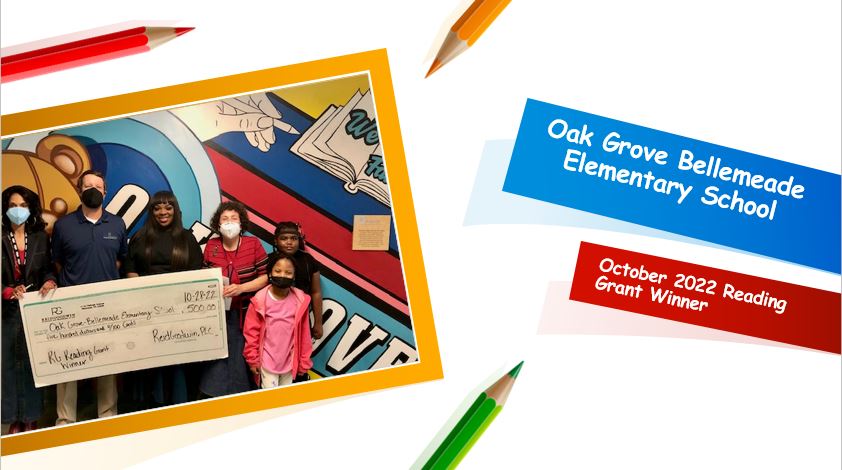 Oak Gove Bellemeade Elementary School Wins October 2022 Reading Grant ...